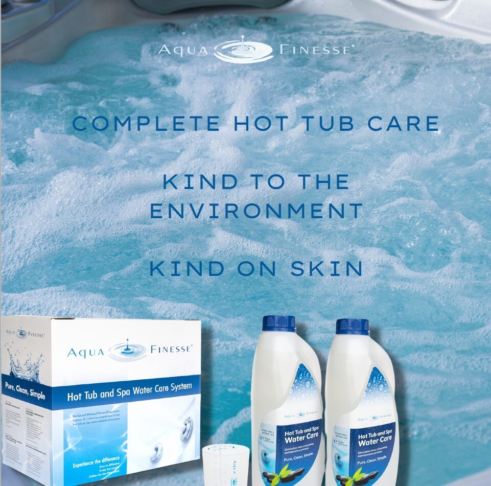 Small Aquafinesse 20g Chlorine Trichlor Sanitising Tablets for Hot Tub ...