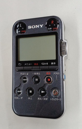 SONY PCM-M10 Portable Audio Linear PCM IC Recorder Black Japan WAV MP3 ...