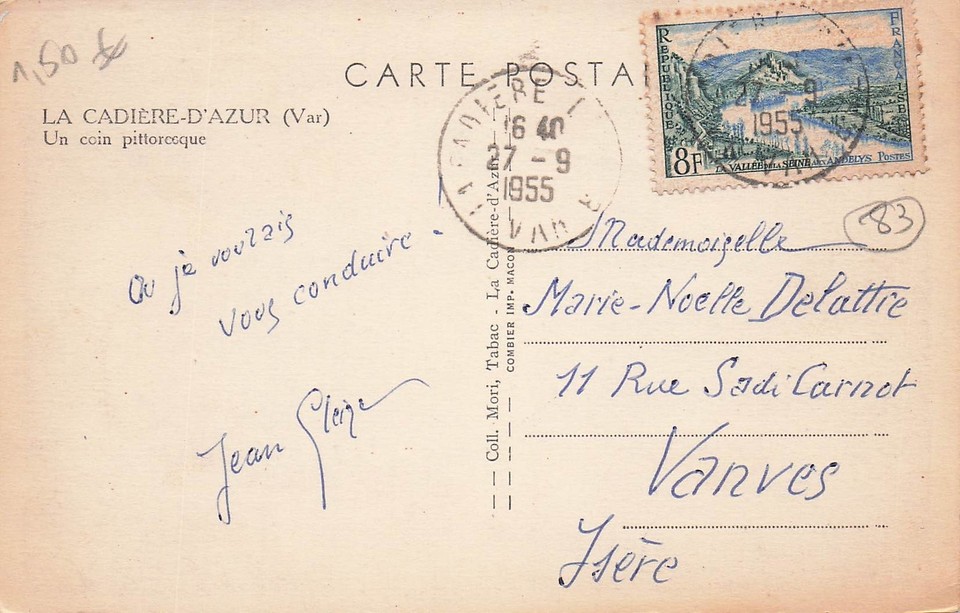 83 LA CADIERE D AZUR UN COIN PITTORESQUE | eBay