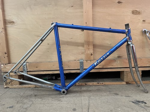 Rossin Record Cromaveleto Steel Columbus vintage racing bike frame 50cm ...