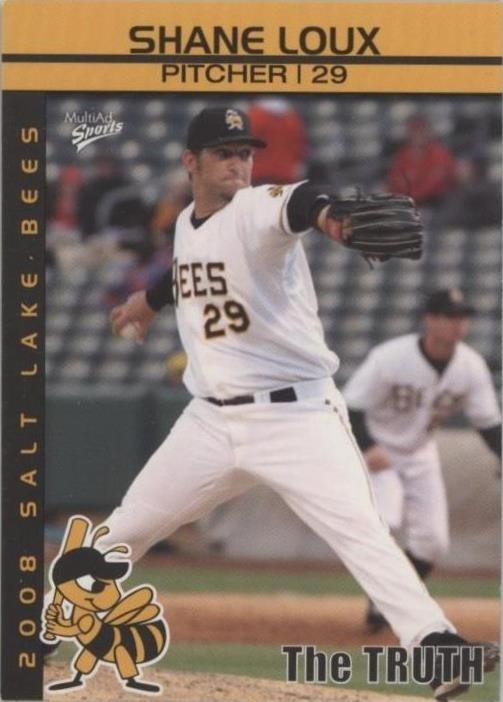 2008 Multiad Sports Salt Lake Bees - Shane Loux #20 for sale online | eBay
