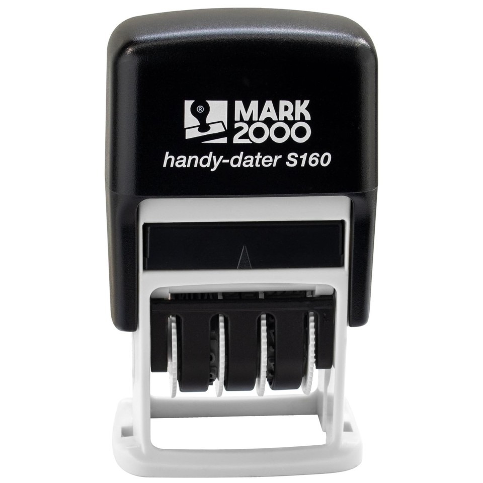 Mark 2000 Self-Inking Rubber Date Office Stamp with Paid Phrase & Date ...