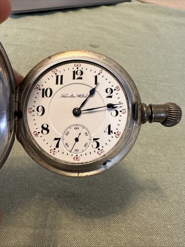 Hamilton Watch Co Vintage Coin Silver | eBay
