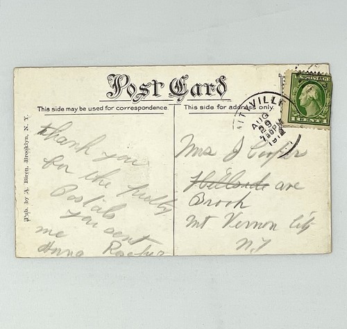 St. Martins R. C. Church, Amityville Long Island Vintage 1912 Postcard ...