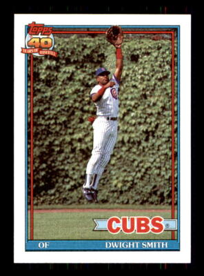 1991 Baseball Topps Dwight Smith Chicago Cubs #463 | eBay