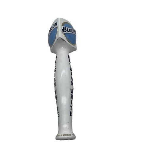 Belgian White Blue Moon Draft Beer Tap Handle Tapper Mancave Bar Pub 11 ...