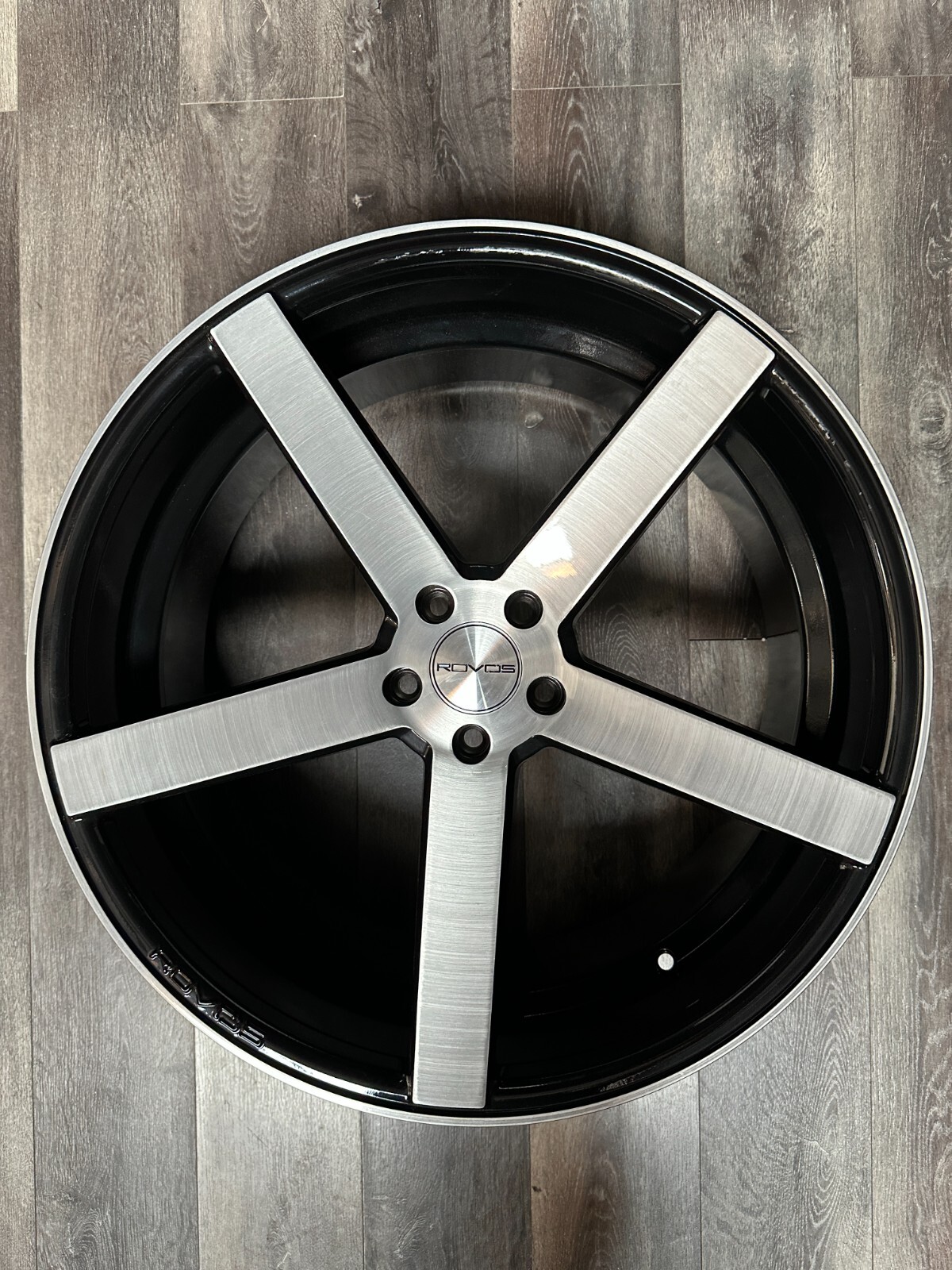 22" ROVOS DURBAN 22X10.5 5X112 GLOSS BLACK MACHINED REPLACEMENT WHEEL ...