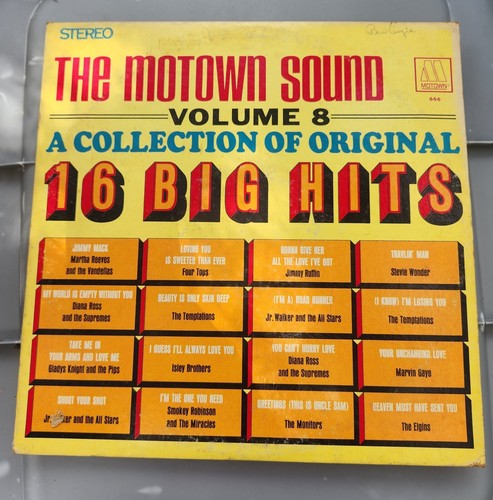 The Motown Sound Volume 8 - A Collection Of Original 16 Big Hits Vinyl ...