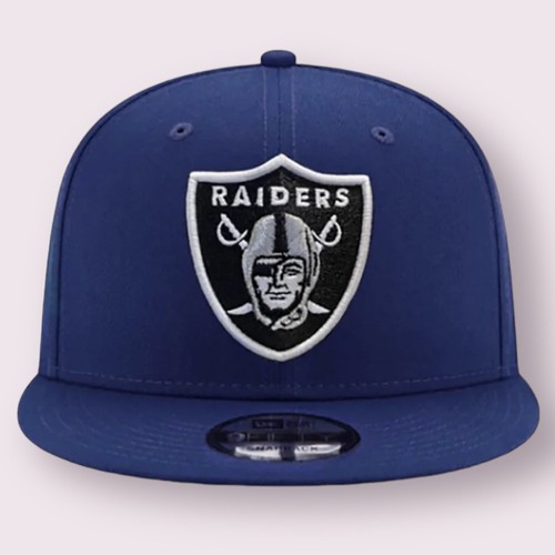 Las Vegas Raiders 9FIFTY Adjustable Cap - NFL New Era Hat - Royal Blue ...