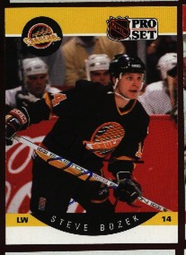 Steve Bozek auto 1990-91 Pro Set card h1139 | eBay