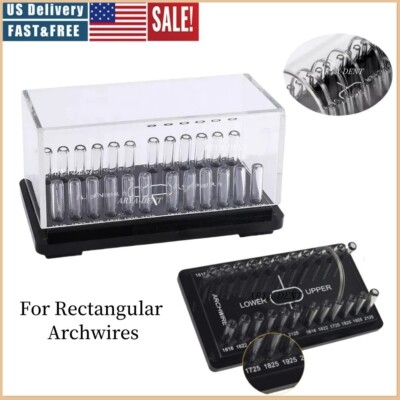 Dental Acrylic Organizer Holder Case Orthodontic Rectangular Arch wires ...