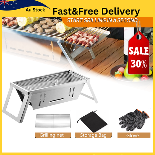 Barbecue Grills,Portable Charcoal Grill Foldable Grills Outdoor Travel ...