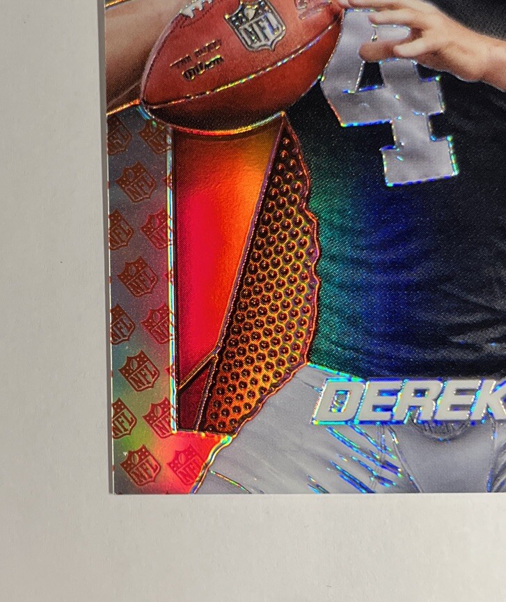 2014 Panini Prizm Derek Carr NFL Shield Logo RC 2/75 Rookie Las Vegas ...