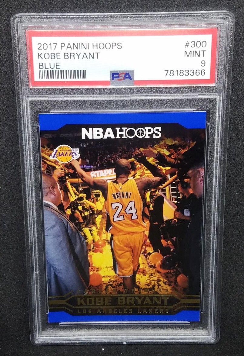 2017-18 Panini NBA Hoops - Kobe Bryant Career Tribute Blue #300 Kobe ...