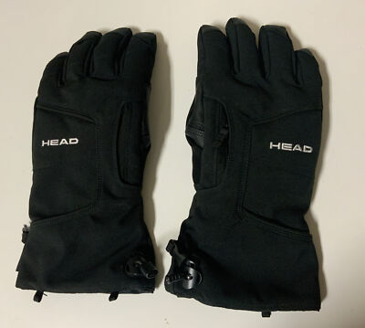 🧷 HEAD Men's Waterproof Hybrid Gloves Touchscreen Compatible, Black ...