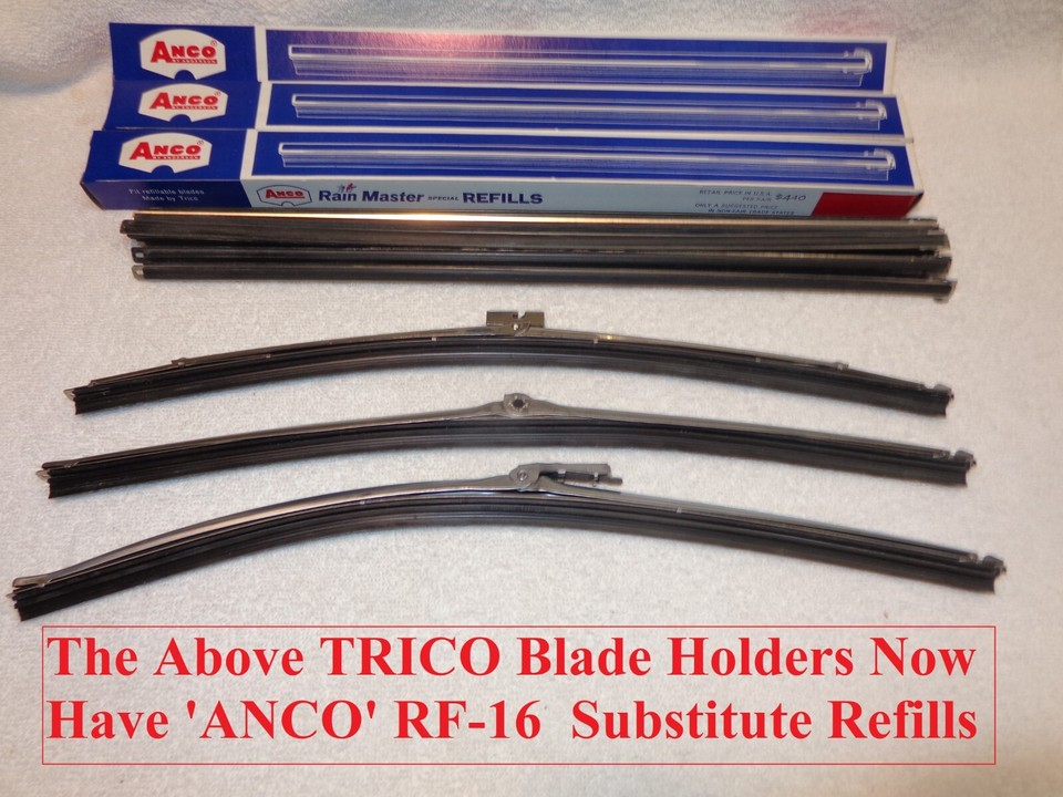 (2) ANCO RF-16 Refills 16" Substitutes for TRICO Wipers | USA Made ...