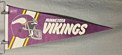 Vintage 1980s Minnesota Vikings NFL Pennant - 29 x 11 Officially ...