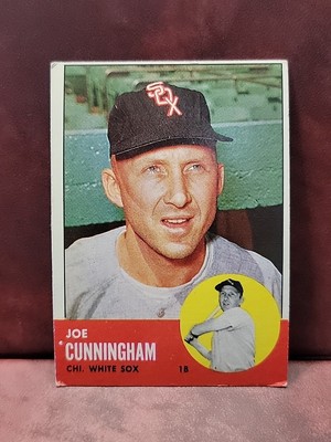 1963 Topps Baseball # 100 Joe Cunningham Chicago White Sox | eBay