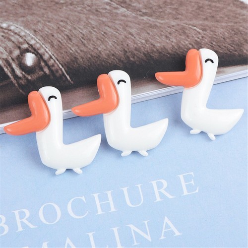 20 pcs Resin Cute Seagull Embellishments Craft Making Phone Case Decors ...