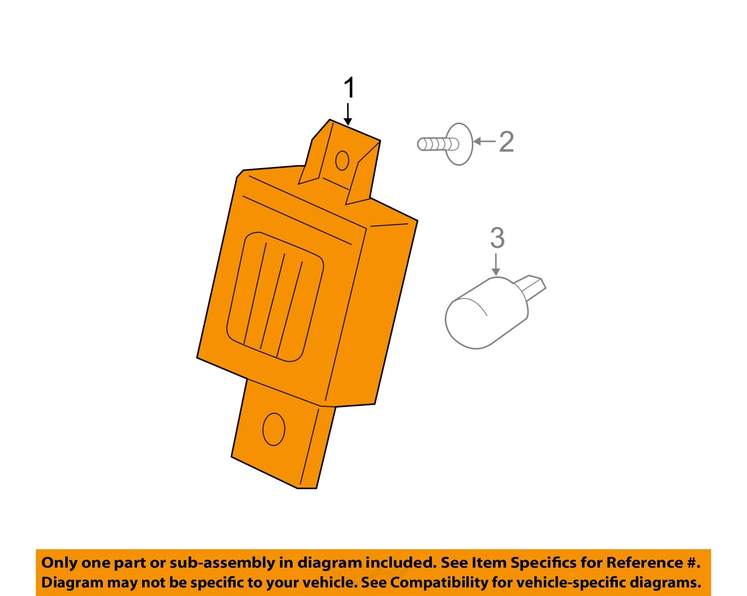 GM OEM License Plate Light-Lamp Left 23251664 | eBay