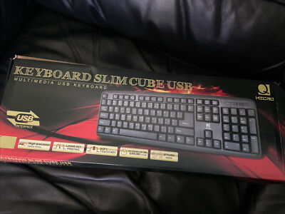 Q Micro Keyboard Slim Cube USB Multimedia Black New | eBay
