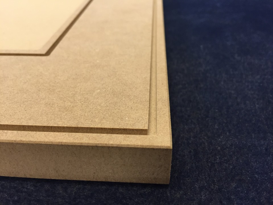 Custom, Cut to size, MDF, Contemporary recess panel cabinet door ...