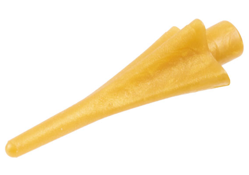 LEGO 24482 PEARL GOLD Minifigure, Weapon Spear Tip with Fins | eBay