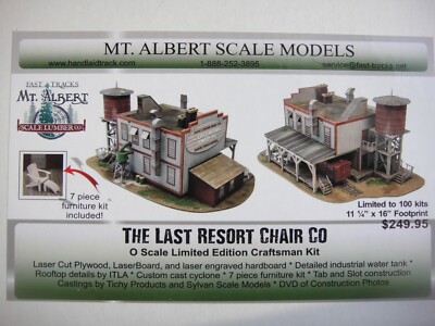 MT. ALBERT SCALE MODELS-THE LAST RESORT CHAIR CO - O and On3 SCALE- LTD ...