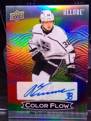 2024-25 Allure Alex Turcotte Full Rainbow Auto Color Flow AUTOGRAPH # ...