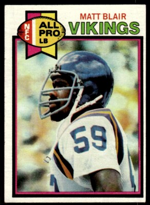 1979 Topps Football Card Matt Blair Minnesota Vikings #125 | eBay