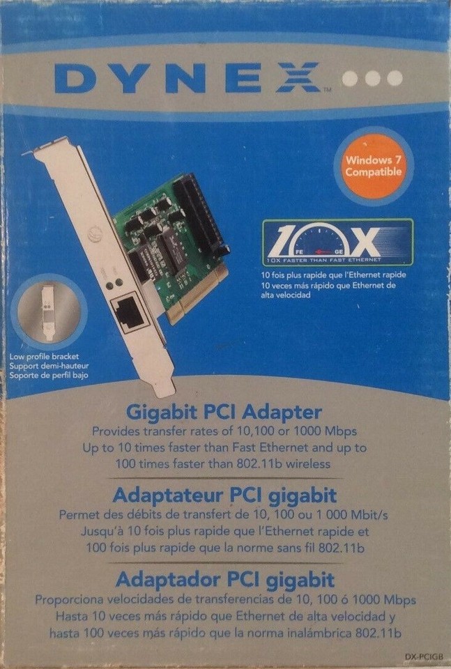 Dynex Gigabit PCI Adapter | eBay