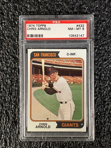 1974 Topps Baseball #432 Chris Arnold PSA 8 | eBay