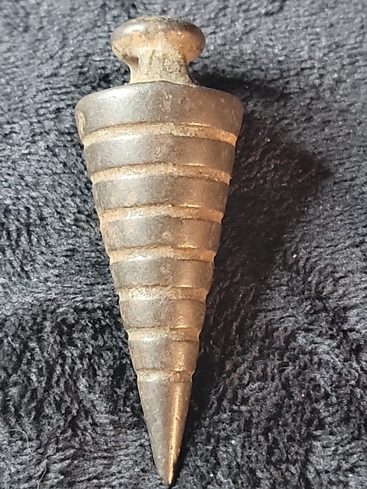 Vintage Cast Iron Plumb Bob 3.8 Ounces Antique Tool | eBay