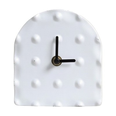 Small Table Clock Compact Arched Resin Table Clock Easy to Read | eBay UK