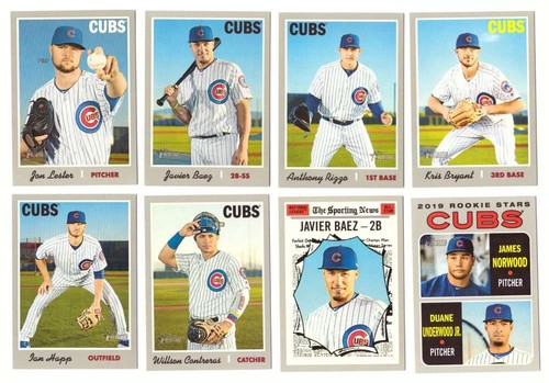 2019 Topps Heritage (1-500) - CHICAGO CUBS Team Set | eBay