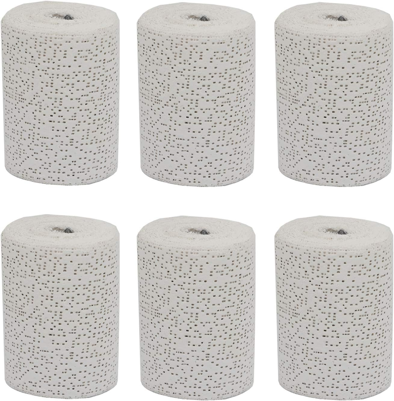 6 Pack White Plaster Cloth Gauze Bandages Rolls for Art Project, Belly ...