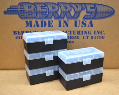 (5) .38 SPL / .357 MAG 50 ROUND PLASTIC AMMO BOXES (CLEAR COLOR) | eBay