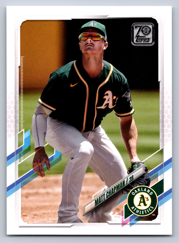 2021 Topps #3 Matt Chapman Oakland Athletics Baseball Card | eBay