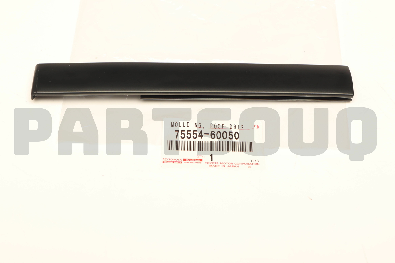7555460050 Genuine Toyota MOULDING, ROOF DRIP SIDE FINISH, REAR LH ...