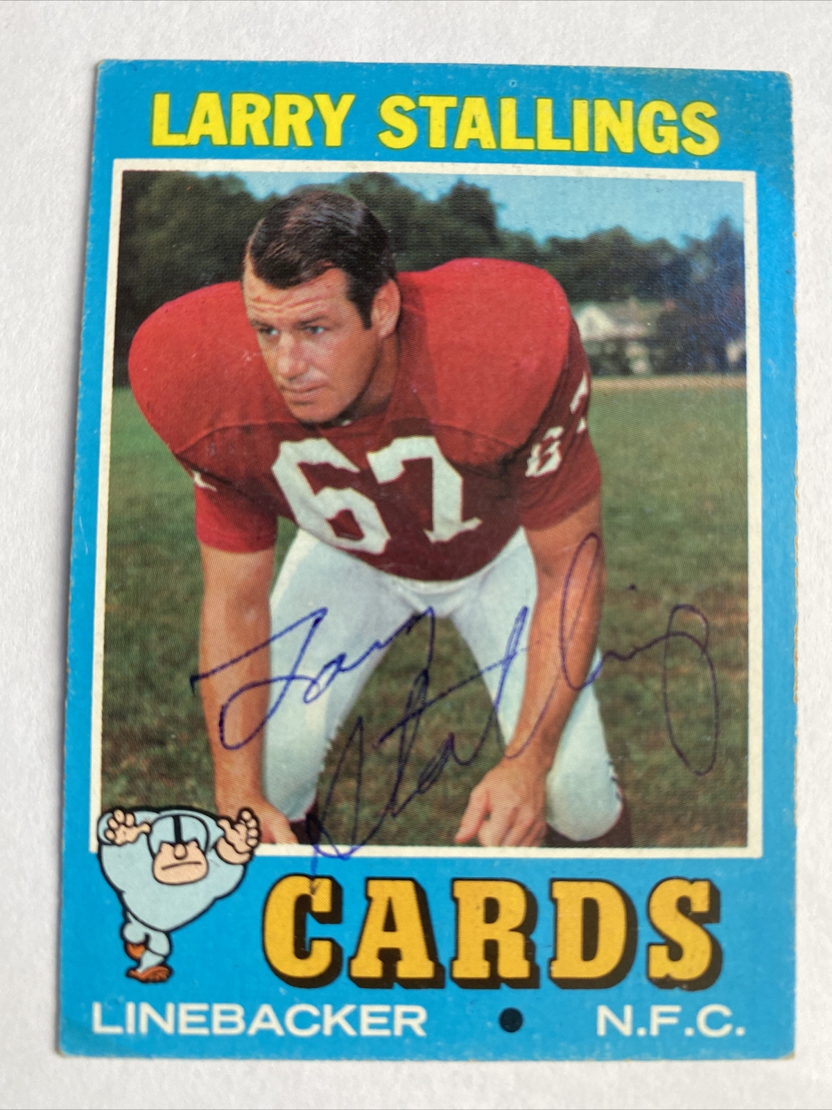 1971 Topps #93 Larry Stallings Autographed SIGNED Card - St. Louis ...