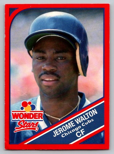 1990 WONDER BREAD STARS JEROME WALTON CHICAGO CUBS #8 | eBay