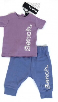 Bench Baby Girl Playwear Active Wear Shirt Jogger Pants Set | eBay UK
