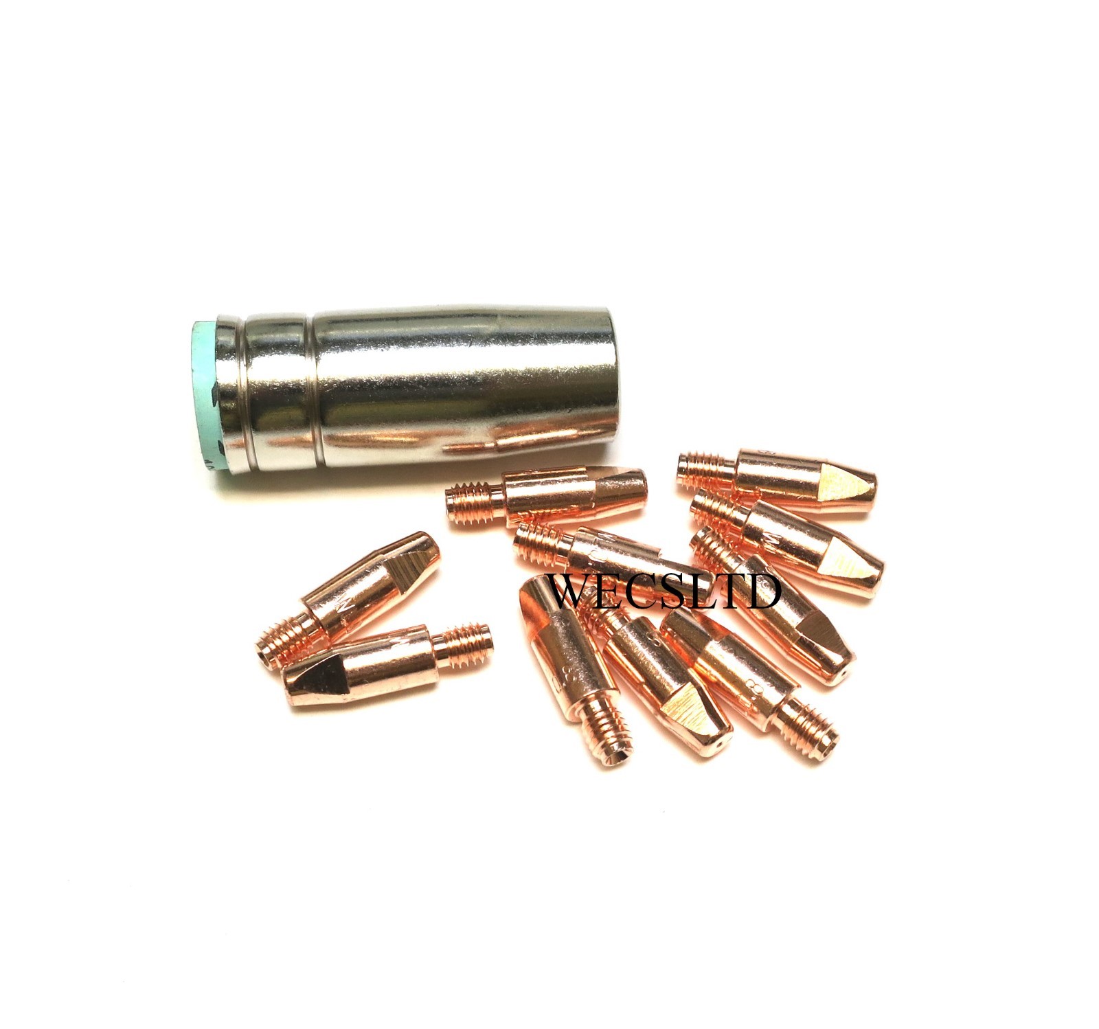 MB25 Mig Welding Tips + Shroud (10 x tip, 1 x shroud) | eBay UK