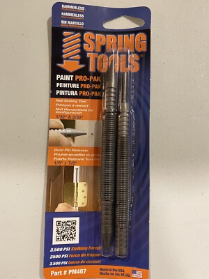 Noxon Hammerless Spring Tools Paint Pro-Pak Nail Setting Tool PN PM407 ...