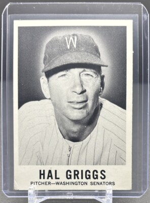 1960 LEAF MLB Baseball #34 Hal Griggs Washington Senators EX | eBay