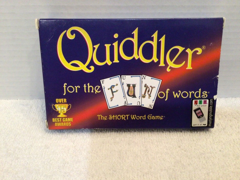 Quiddler Card Game The Short Word Game Complete 1998 | eBay