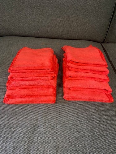 100 Pack Microfiber Cleaning Cloth No-Scratch Rag Car Polishing ...