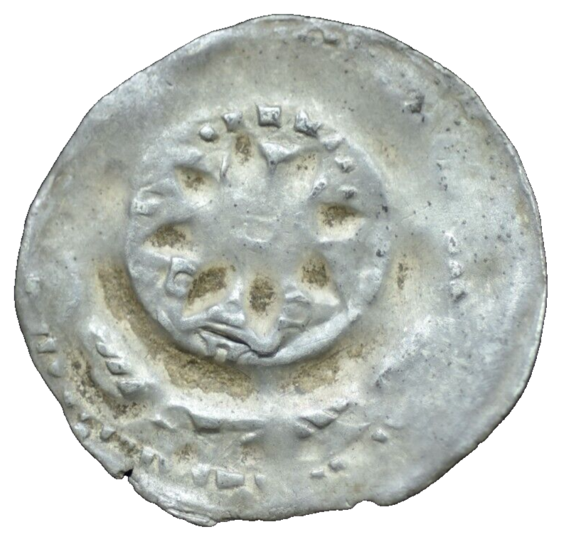 RARE MEDIEVAL 1285-1295 Bamberg Arnold von Solms GERMANY SILVER COIN ...