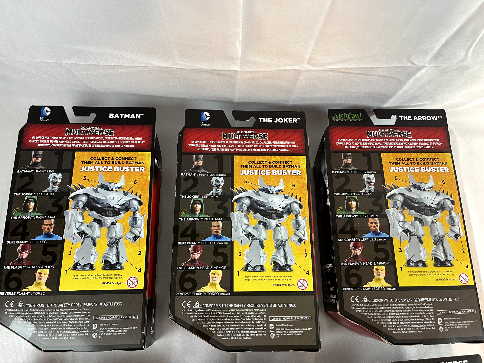 DC Multiverse Wave 1 & 2 Complete Set 6" Figures (Justice Buster Series ...