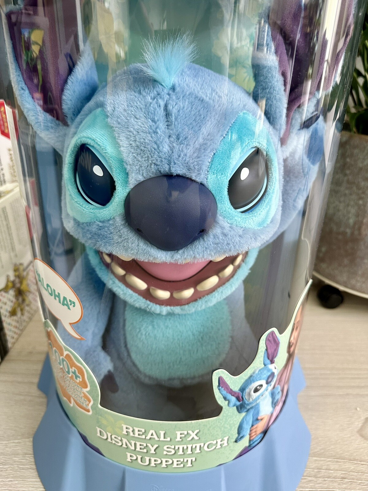 Real FX Disney Stitch Puppet Interactive Plush Toy NEW In Box Fast ...